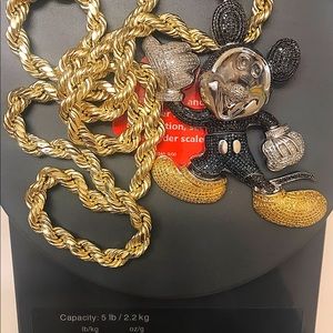 Accessories | Custom Diamond Mickey Mouse Pendant | Poshmark